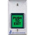 Yale Commercial Alarm Controls Push to Exit Button W/ Timer, Green, UL Listed TS-2T | Zoro